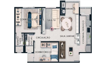 Apartamento em Rio Claro / SP - Imóvel 2625485 - Leilão Imóvel