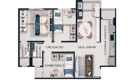 Apartamento em Rio Claro / SP - Imóvel 2625485 - Leilão Imóvel