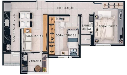 Apartamento em Rio Claro / SP - Imóvel 2625485 - Leilão Imóvel